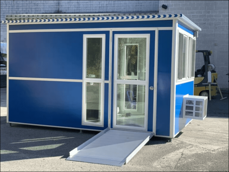 Temperature Controlled Prefabricated Guard Booths for All Weather ...