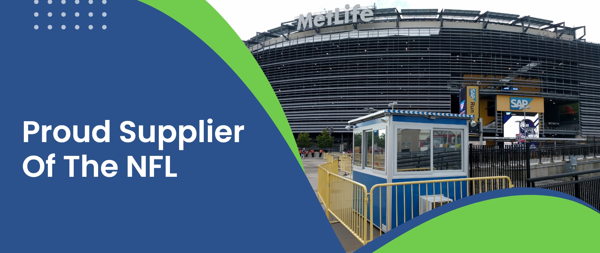 Proud Supplier of the NFL - Guardian Booth
