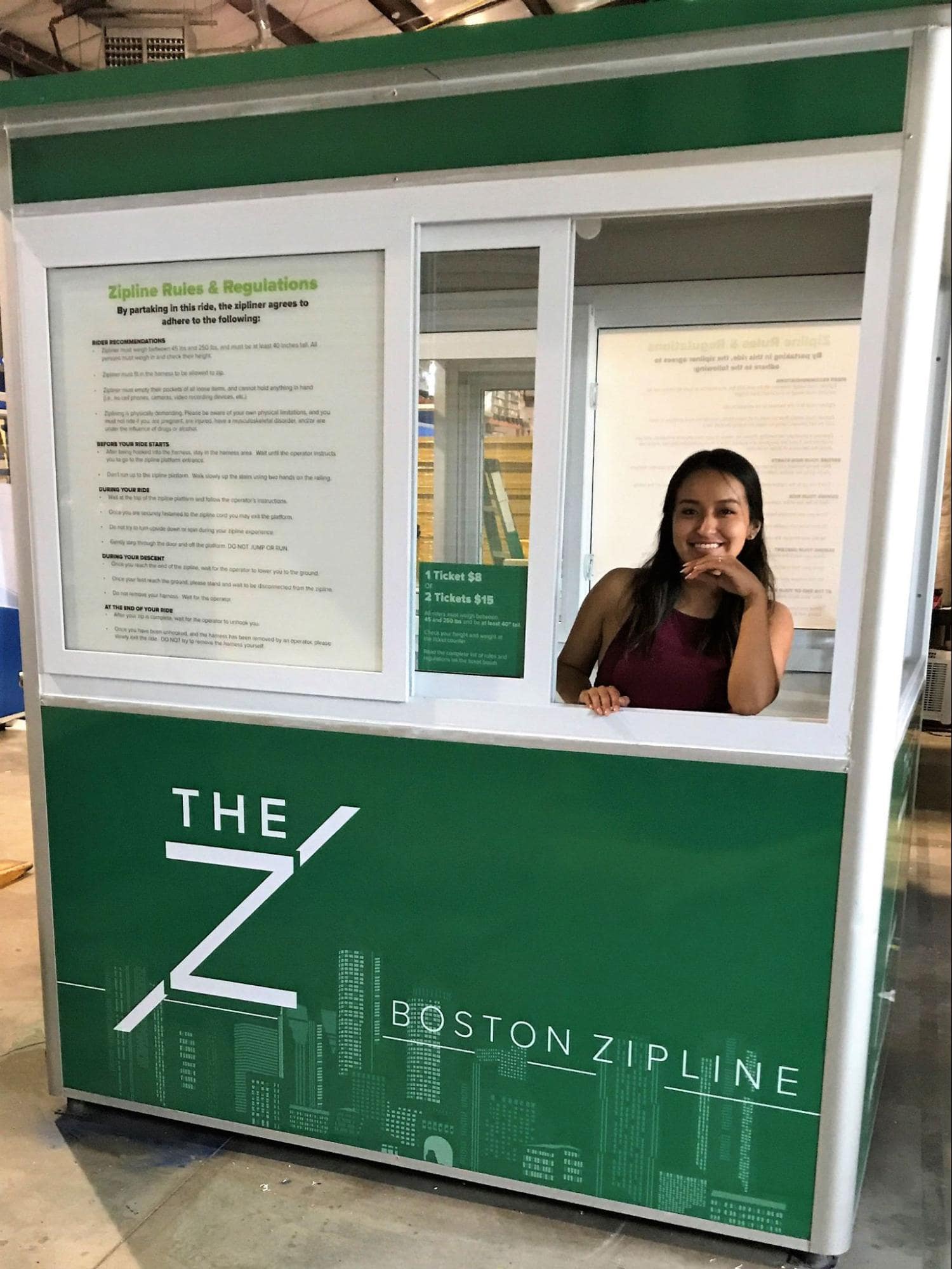 Portable Information Booths Help Guide Park Visitors